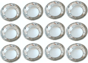 ESS KAY Set of twelve latest design round stainless steel halwa dessert ...