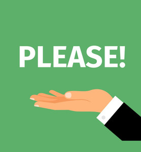 please Poster Paper Print - Typography posters in India - Buy art, film ...