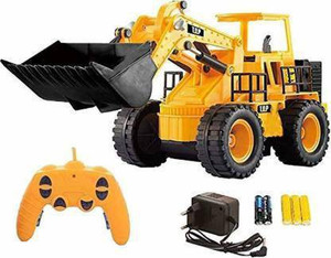 Freshh Club Plastic Remote Control Jcb Construction Truck (Yellow ...