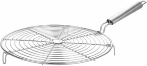 Xllent Stainless Steel Round Shape Roaster Grill for Gas 1 kg Roaster ...