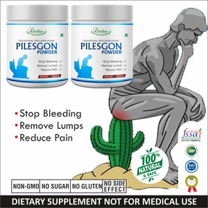Limitra Pilesgon herbl powder for piles and bawasir relif 100 Ayurvedic ...