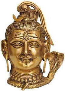 Duke Art Emporium LORD SHIVA HEAD Decorative Showpiece - 23 cm Price in ...
