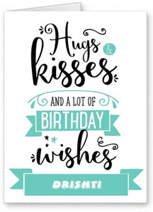 Midas Craft Happy Birthday Drishti ….06 Bithday Message Greeting Card ...