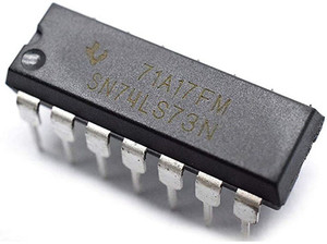 Ihc SN74LS73N / 7473 DUAL JK NEGATIVE EDGE-TRIGGERED FLIP-FLOP IC(PACK ...