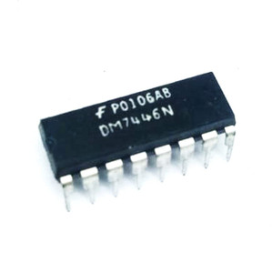 TechInfo DM7446N / 7446 BCD to 7-Segment Decoders/Drivers IC(PACK OF 5 ...