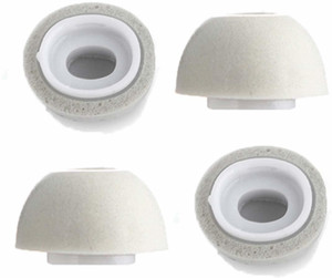 Crysendo Memory Foam 2 Pairs, 4 Pcs Eartips Earbuds Cover Foam Cushion ...