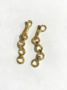 CFBEADS GOLD 3 RING LOCK FOR JEWELLERY ,BRACELET [20 PCS] - GOLD 3 RING ...