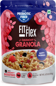 fit & flex Granola-Oat Rich Breakfast Cereal with Real Fruits - Happy ...