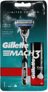 Gillette Mach3 Limited Edition Razor With Foam (50g) Price in India ...