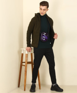 FLYING MACHINE Full Sleeve Solid Men Jacket - Buy FLYING MACHINE Full ...