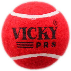 VICKY Pro Red Cricket Tennis Ball - Buy VICKY Pro Red Cricket Tennis ...
