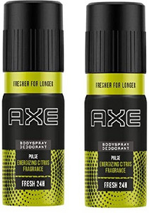 AXE PULSE BODY SPRAY PULSE ENERGIZING CITRUS FRAGRANCE PACK OF ...