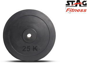 STAG Fitness 25 Kg Rubber Weight Plate Black Weight Plate - Buy STAG ...