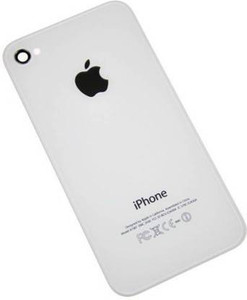MobileMantra Apple Apple iPhone 4s Back Panel (White) Back Panel: Buy ...
