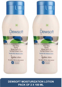 DEWSOFT Lotion - moisturizer for glowing skin(pack of 2)100ml - Price ...