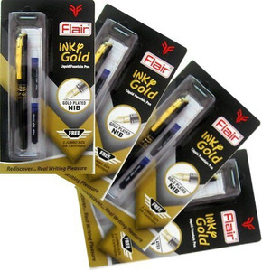 FLAIR Inky Gold Fountain Pen - Buy FLAIR Inky Gold Fountain Pen ...