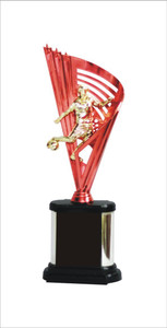DELTA Red Colour Football Winner Trophy Cup (14.75 inch). Trophy Price ...