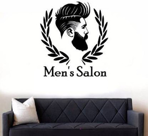 KICKWIX Large Beauty salon wall sticker/ Mens salon wall sticker ...