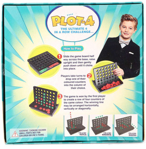 Quinergys IIVV-121-™Plot-4 Board Game Family Game, Multi Color ...