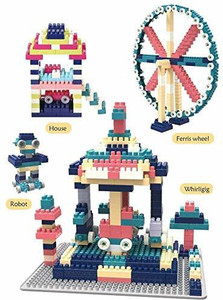 Galactic Brainy Blocks Multi Colored Educational Play and Learn Plastic ...