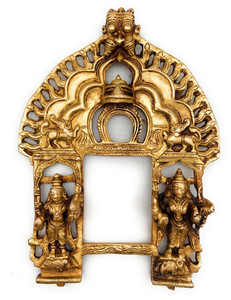 Bhunes Brass Prabhavali | Prabhavali Frame | Prabhawal | Brass Arch For ...