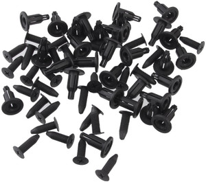 BOLT 30x Plastic Trim Clips Front Rear Bumper Retainer Screw 10mm Hole ...