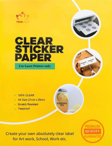 Flipkart.com | True-Ally Transparent Self-Adhesive Clear Sticker Paper ...