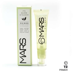 MARS Primer With Green Tea Extract -ITS GLOW O'CLOCK Primer - 30 ml ...