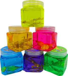 Johnnie Boy animal slime non toxic and non sticky slime with animals ...
