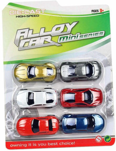 Barodian's Small Size Metal Car Set (Set of 6) - Small Size Metal Car ...