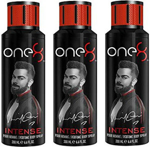one8 by Virat Kohli INTENSE 200ML EACH PACK OF 3 Perfume Body Spray ...