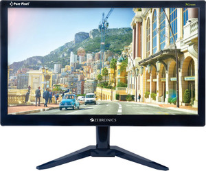 ZEBRONICS 46.99 cm (19 inch) HD LED Backlit TN Panel Monitor (ZEB-A19HD ...
