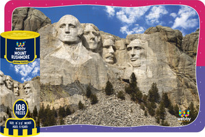 Webby Mount Rushmore Jigsaw Puzzle, 108 Pieces - Mount Rushmore Jigsaw ...