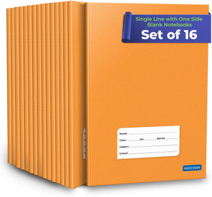 Woodsnipe Single Line Interleaf Notebooks | Small One Side Ruled & One ...