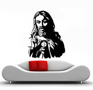 Decals Stock 58 cm jesus Design Self Adhesive Sticker Price in India ...