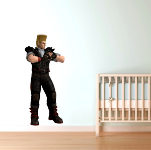 Sticker Hub 92 cm Paul Tekken Player Wall Sticker Self Adhesive Sticker ...