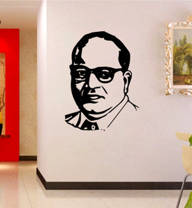 Decals Stock 58 cm bhim rao ambedkar Self Adhesive Sticker Price in ...