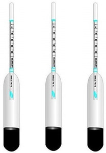 Indiginous Lactometer 3pc Portable Reusable Handheld Glass Lactometer ...