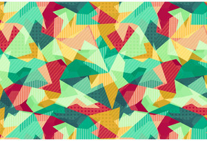 Artzfolio Retro Mosaic Art & Craft Gift Wrapping Paper | Plain & Smooth ...