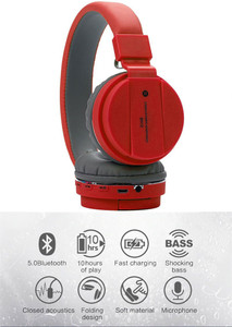 OBDIR Boom Beat Folding Headphone Support call mp3 player Bluetooth ...