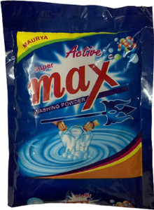 MAX Super Active Washing Powder (500 KG) - Pack Of 1 Detergent Powder ...