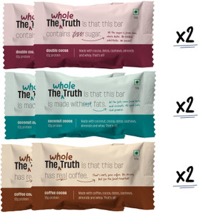 The Whole Truth Protein Bar_Choco Variety Protein Bars Price in India ...