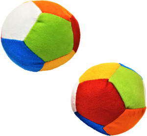AFTERSTITCH Stuffed soft ball for babies kids (Small set of 2) - 10 cm ...