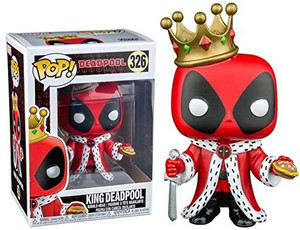 Funko Pop Marvel: King Deadpool Collectible Figure - Pop Marvel: King ...