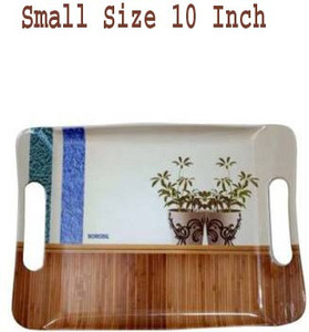 BOROSIL Kitchen & Dining Anti Slip Serving Tray, Set of 1 Small Size ...