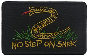 BESTMI Tactical No Step On Snek Military Morale Patches DIY Appliques ...