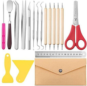 Mudder 18 Pieces Craft Weeding Tools Silhouette Vinyl Tools Set Craft ...