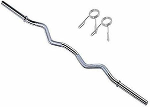 FitBeast WEIGHT LIFTING BICEP EZ CURL ROD 3 FEET 19MM FOR WORKOUT ...