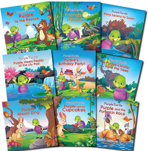 Purple Turtle Gift Pack of 9 Story Books: Buy Purple Turtle Gift Pack ...