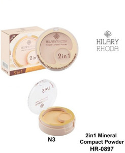 Hilary Rhoda MINERAL COMPACT POWDER 2IN1 DOUBLE CONCEALER WHITENING ...
